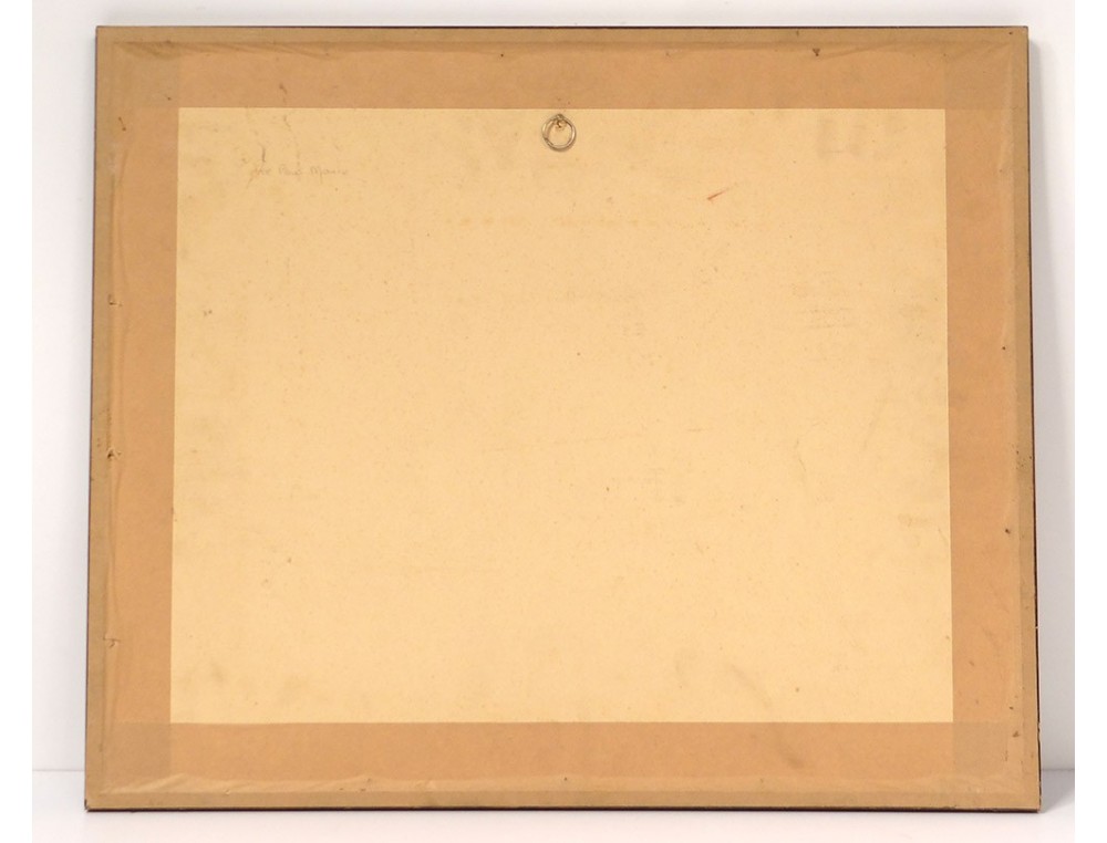 Watercolor Andrée Michel view Pont Marie Paris Ile Saint-Louis Seine ...