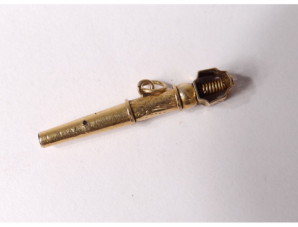 19th century solid gold watch key
