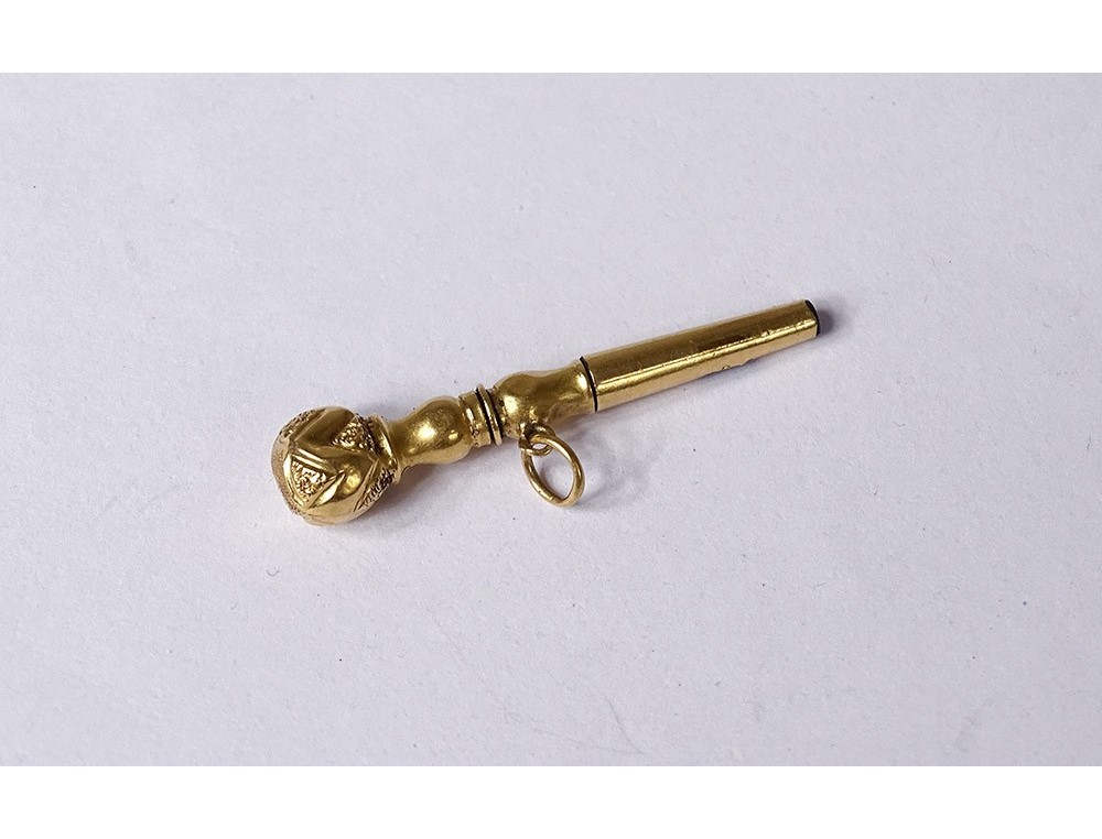 18 k solid gold watch key XIXth century