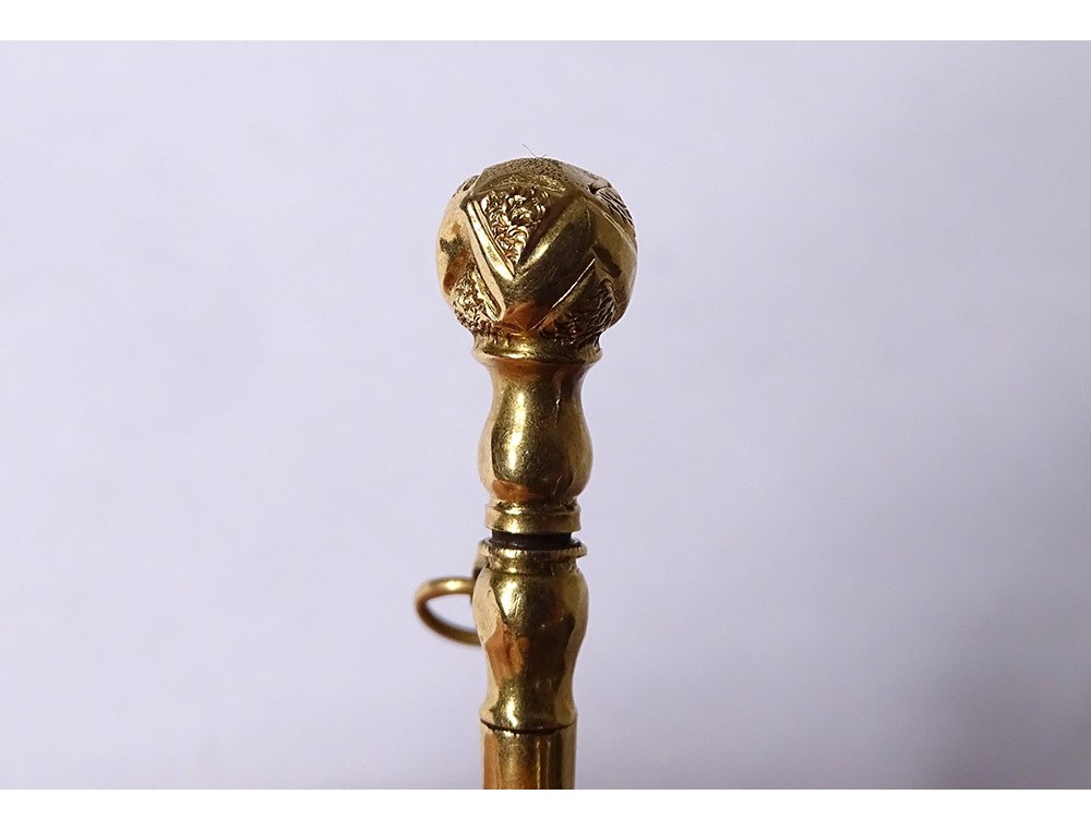 18 k solid gold watch key XIXth century