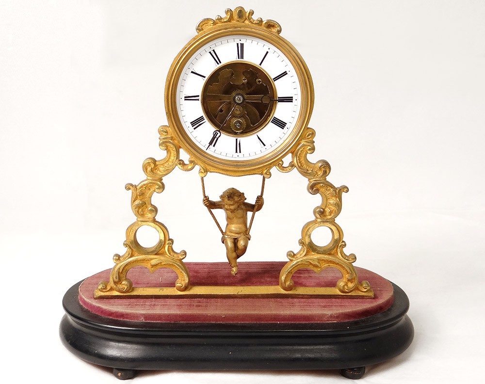 Pendulum Skeleton Bronze Golden Movement Farcot Love Swing Hammock ...