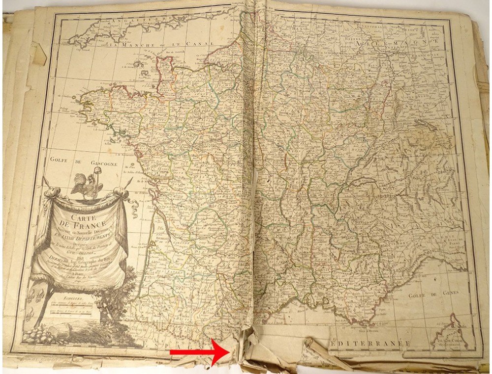 Geographical maps Atlas Mappemonde Guillaume Delisle Geographer XVIIIth