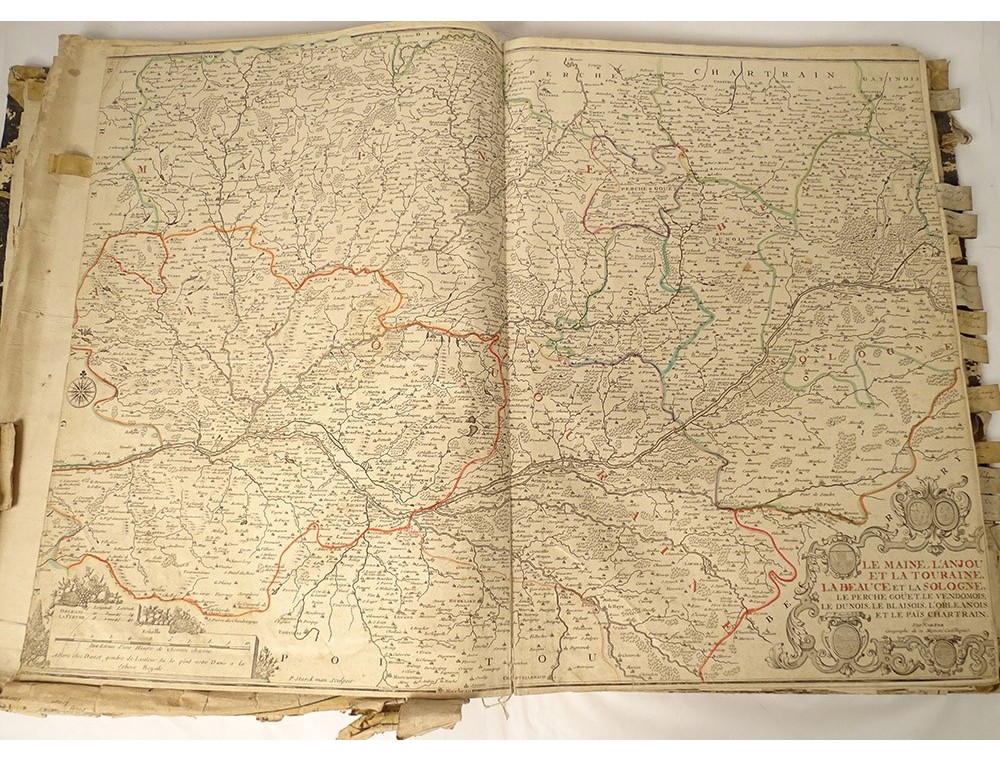 Geographical maps Atlas Mappemonde Guillaume Delisle Geographer XVIIIth