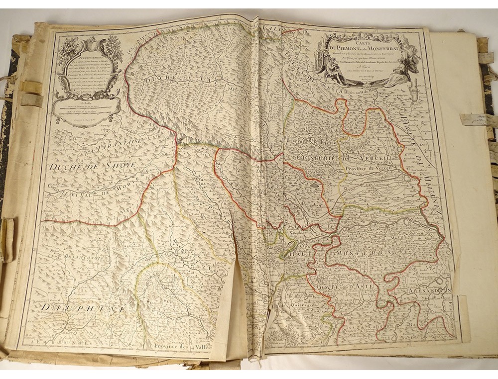 Geographical maps Atlas Mappemonde Guillaume Delisle Geographer XVIIIth