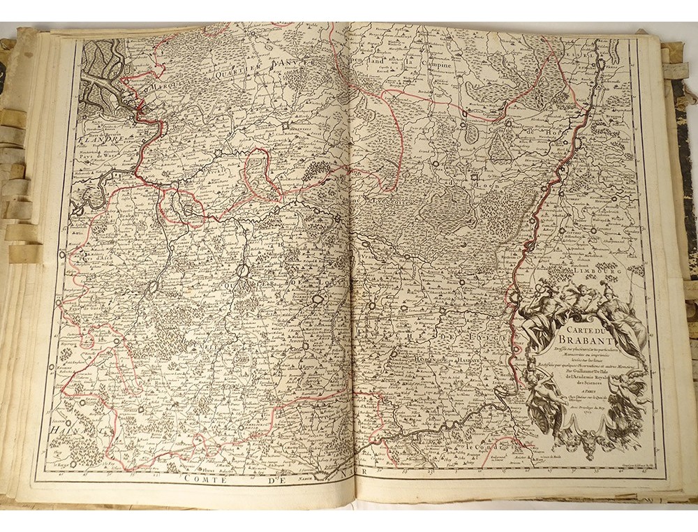 Geographical maps Atlas Mappemonde Guillaume Delisle Geographer XVIIIth