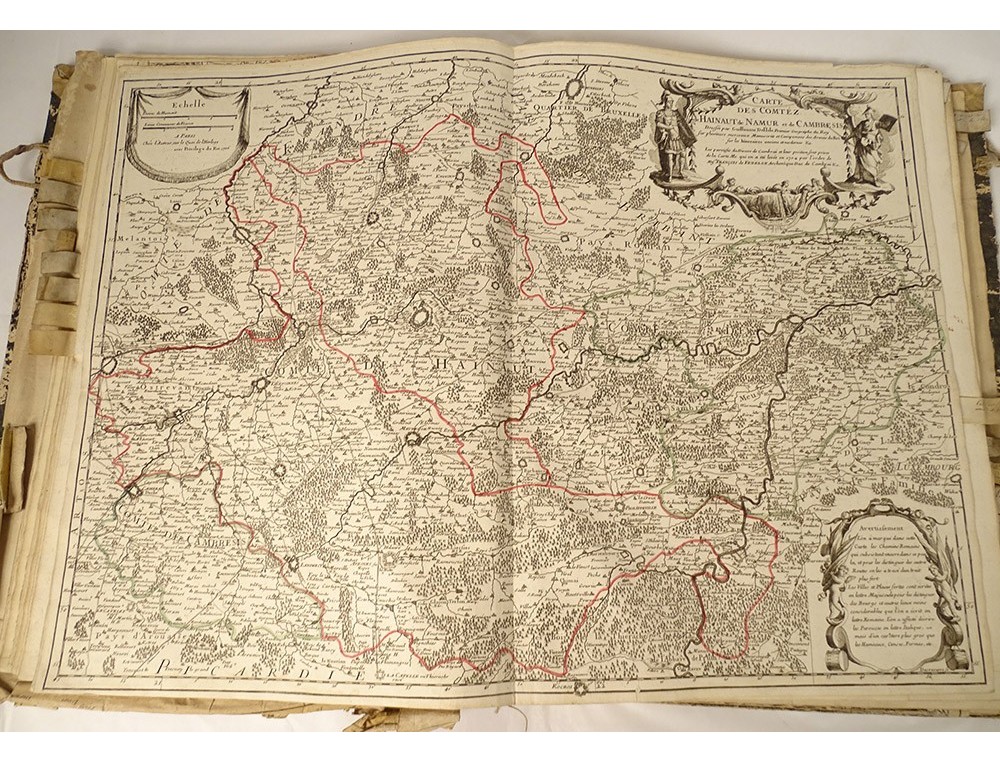 Geographical maps Atlas Mappemonde Guillaume Delisle Geographer XVIIIth