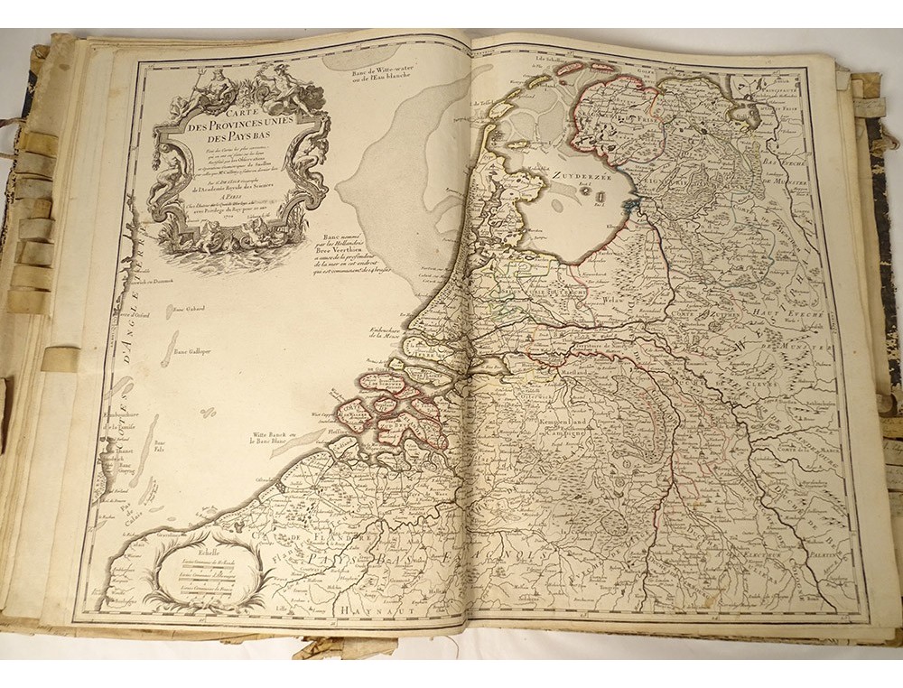 Geographical maps Atlas Mappemonde Guillaume Delisle Geographer XVIIIth