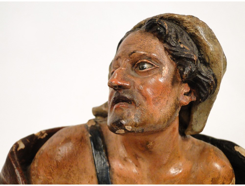 Santon Neapolitan Character Statue Subject 18th