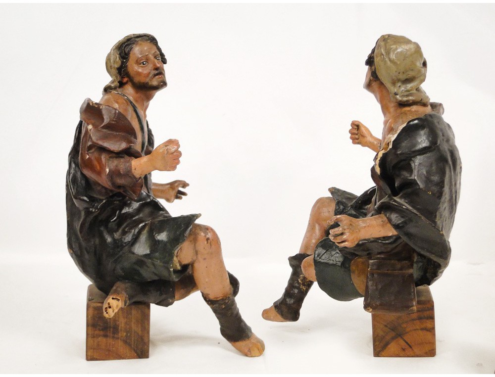 Santon Neapolitan Character Statue Subject 18th