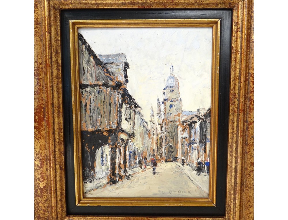 HSP tableau rue de Fougères Ille-et-Vilaine Jacques Denier XIXème siècle