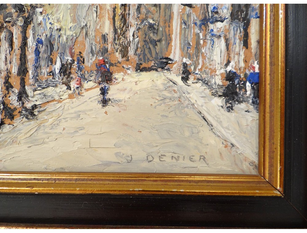 HSP tableau rue de Fougères Ille-et-Vilaine Jacques Denier XIXème siècle