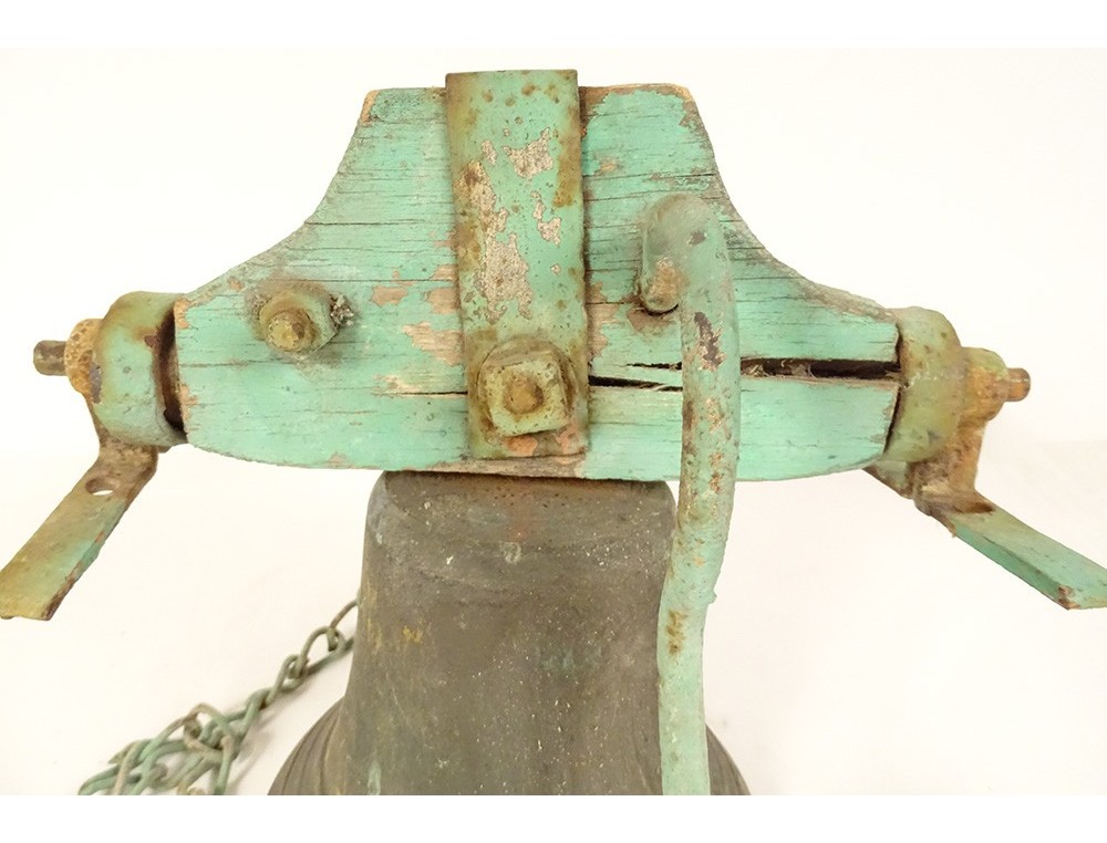 Property bell bronze wood wrought iron castle house late 19th century