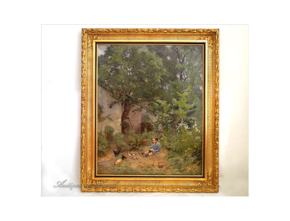 Child of the HST orchard Naudet by Eugene Forel nineteenth