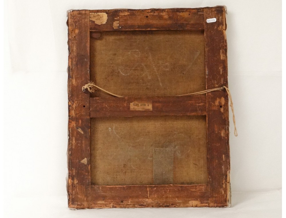 HST table scene gallant characters torque landscape painting eighteenth ...