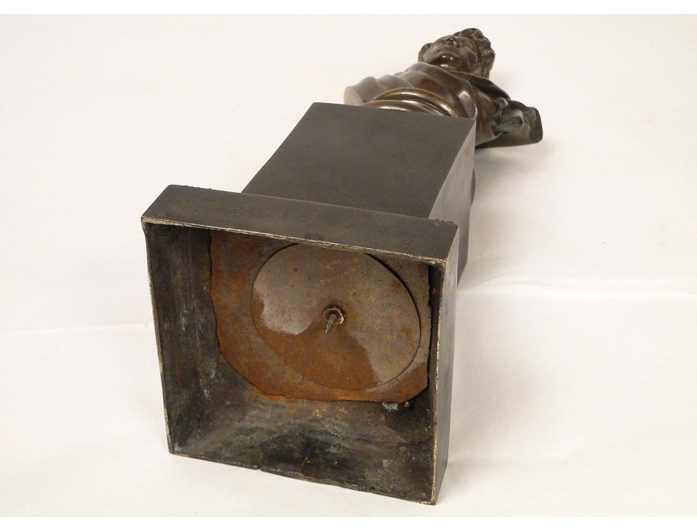 Sculpture bronze bust King Louis-Philippe, 19th