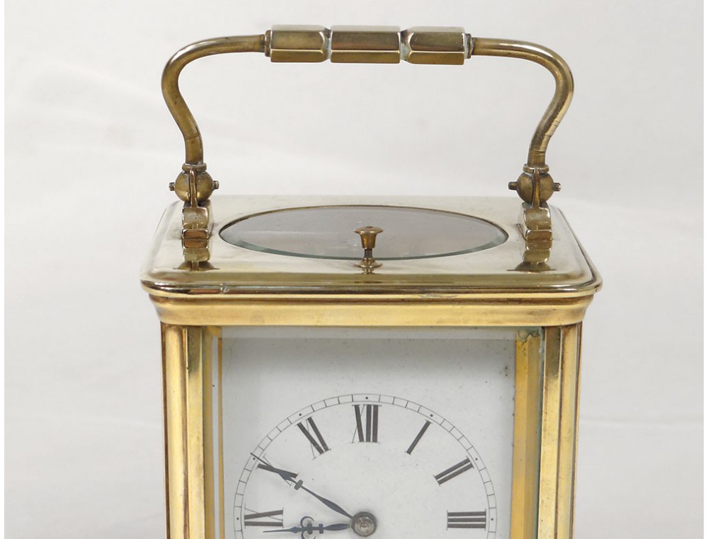 Clock officer travel ormolu clock nineteenth century