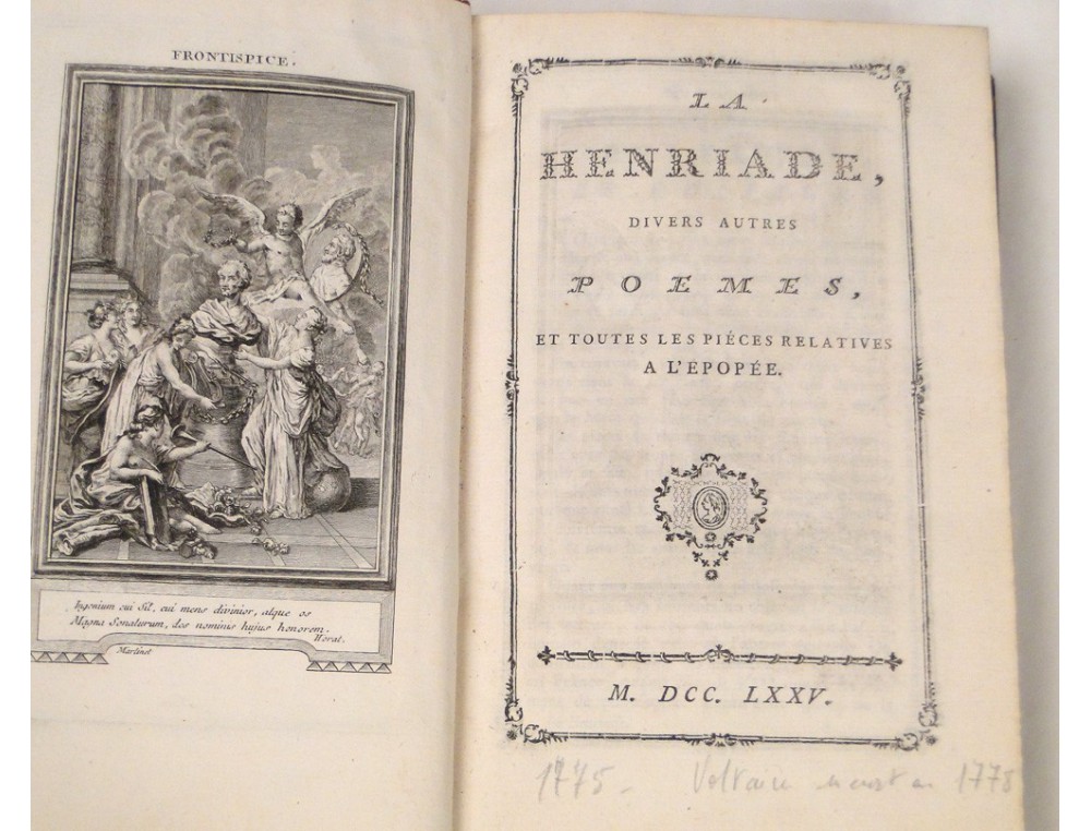 39 Books of the works of Voltaire, 18th